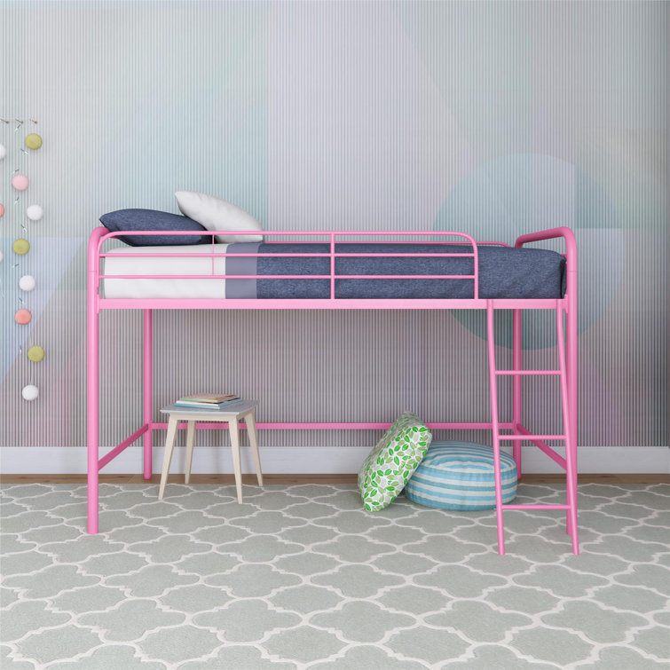 Isabelle Max Ahana Twin Metal Loft Bed by Isabelle Max Reviews Wayfair
